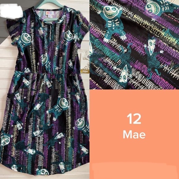LuLaRoe | Dresses | New Girls Lularoe Disney Mae | Poshmark